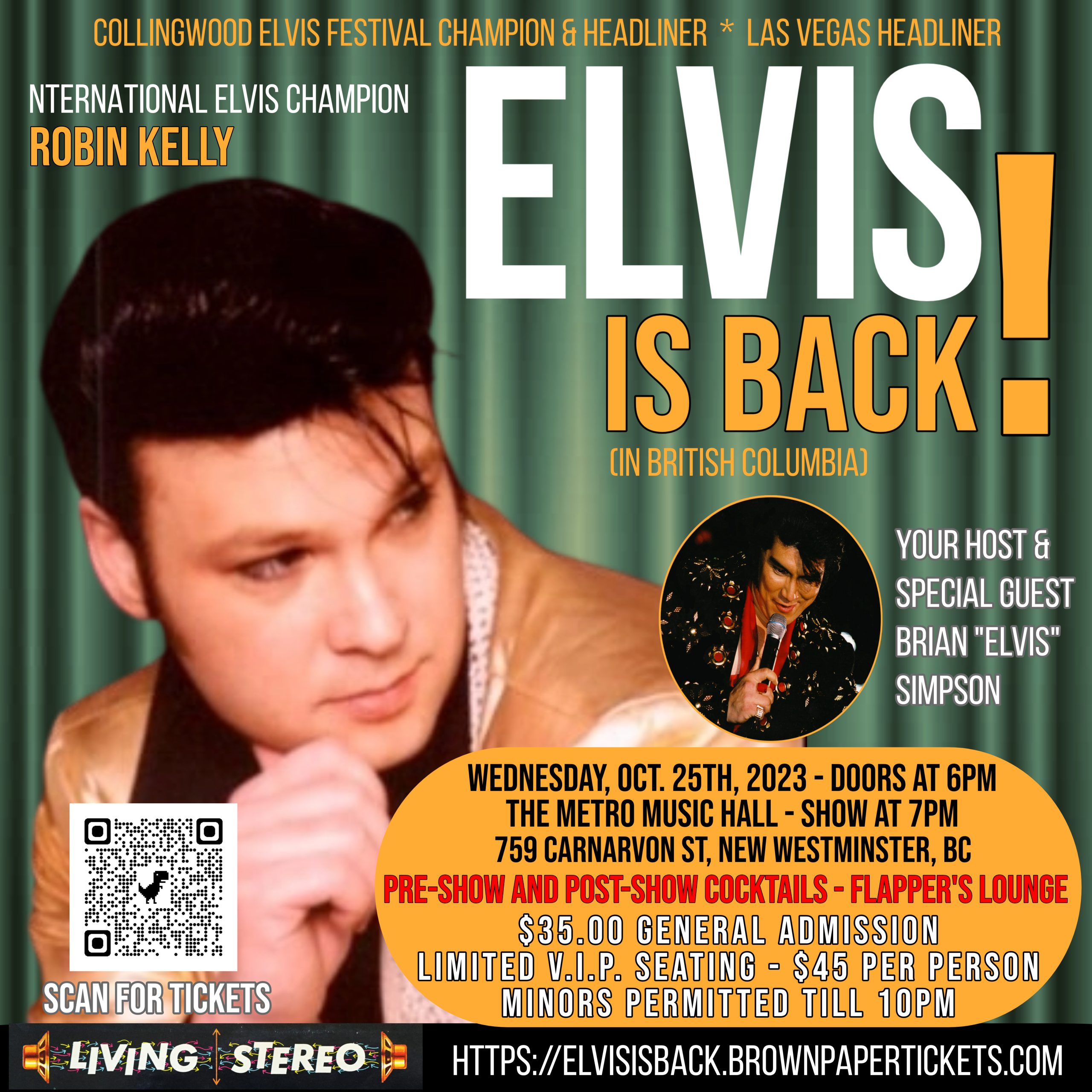 ELVIS IS BACK - Starring Award Winning ROBIN KELLY - Tourism New ...