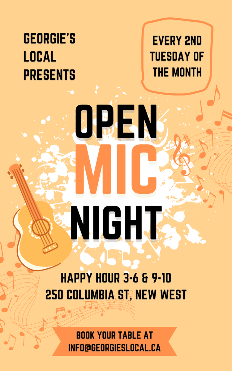 OPEN MIC NIGHT AT GEORGIE'S - Tourism New Westminster