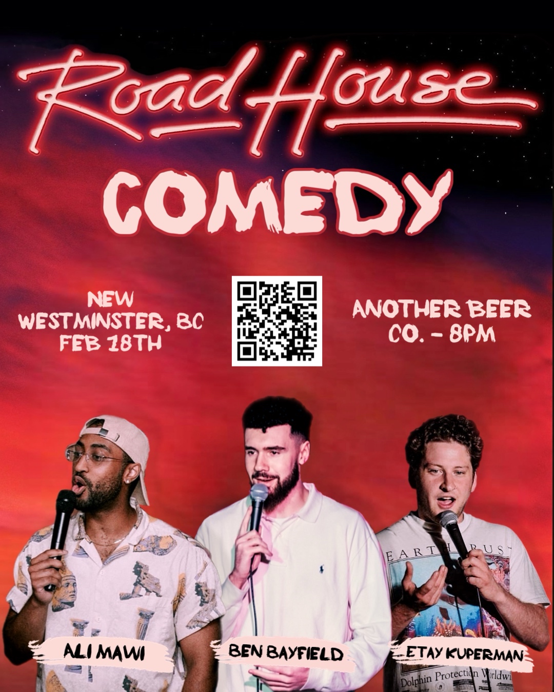 Road House Comedy Tour - At Another Beer Co. - Tourism New Westminster