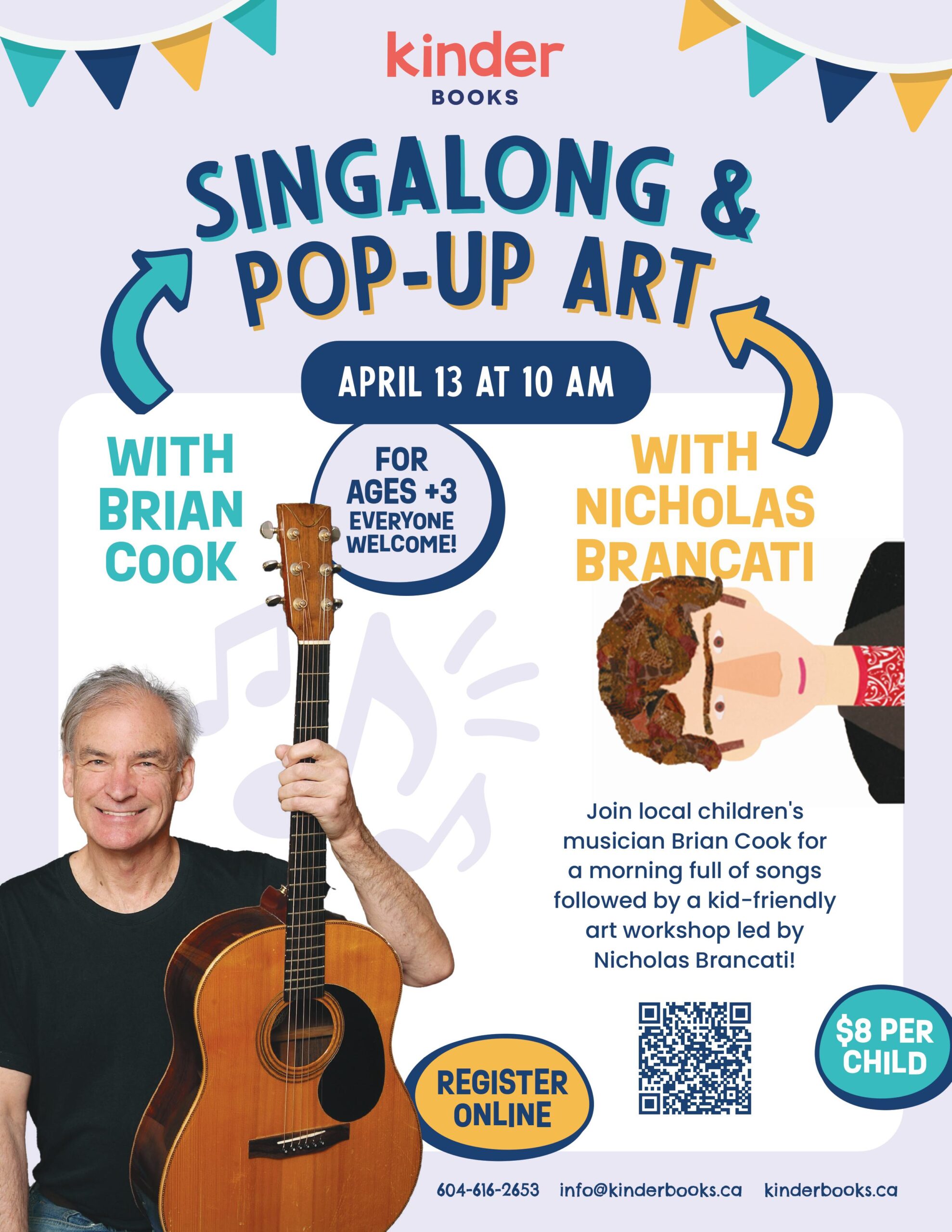 Singalong with Brian Cook Pop-up Art with Nicholas Brancati at Kinder ...