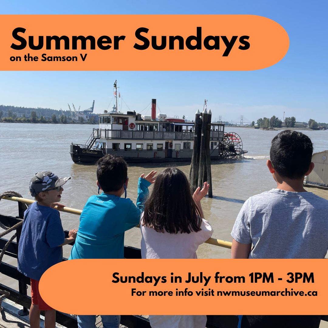 Summer Sundays @ the Samson V - Tourism New Westminster